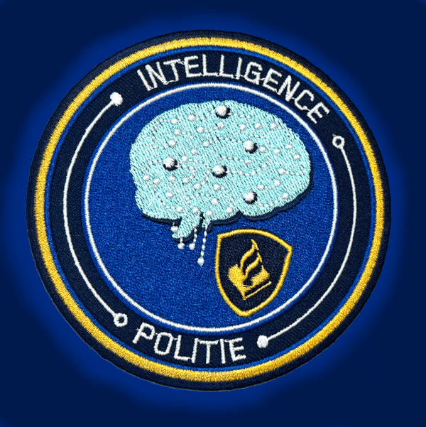 Politie patch Intelligence huisstijl - Sabel Communicatie