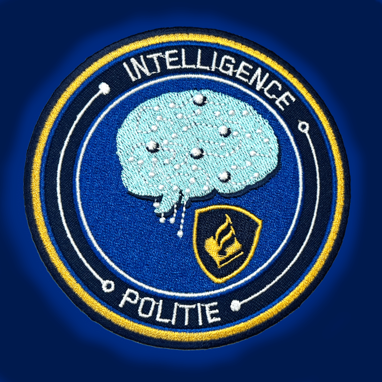 Politie patch Intelligence huisstijl - Sabel Communicatie